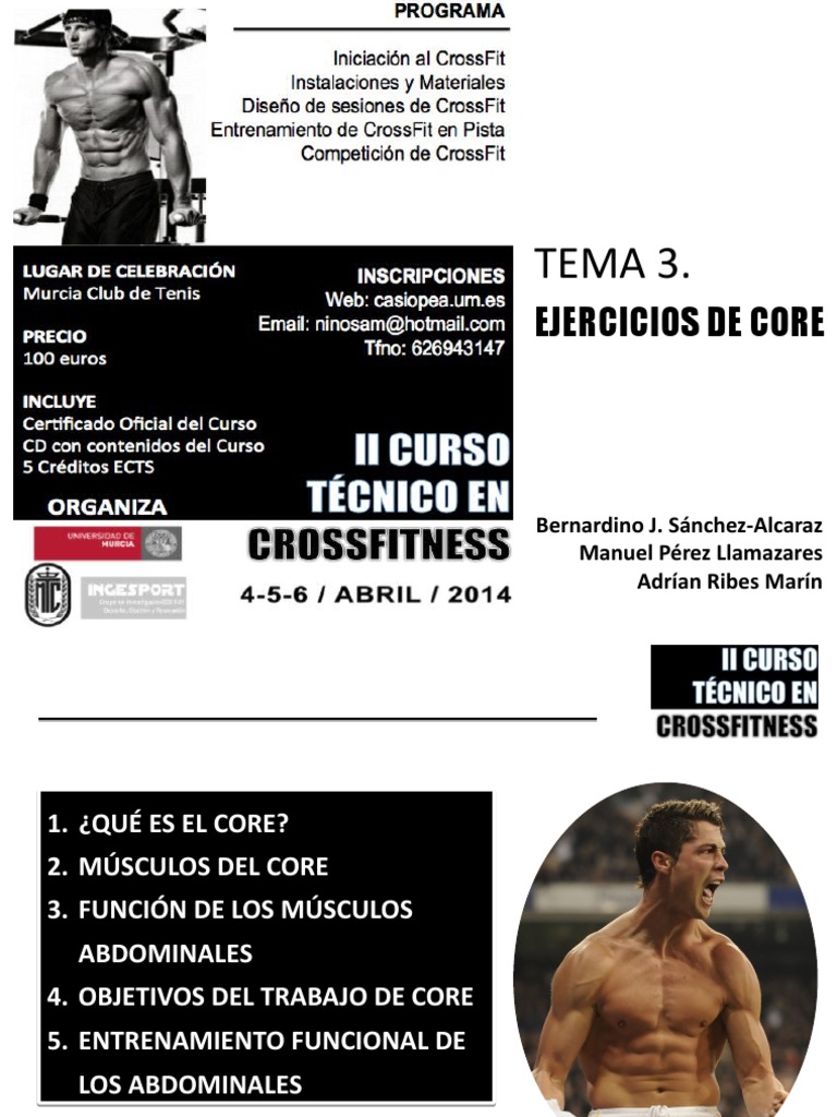 Ejercicios De Core Pdf : Fortalecimiento Músculos Del Core – YEQPG