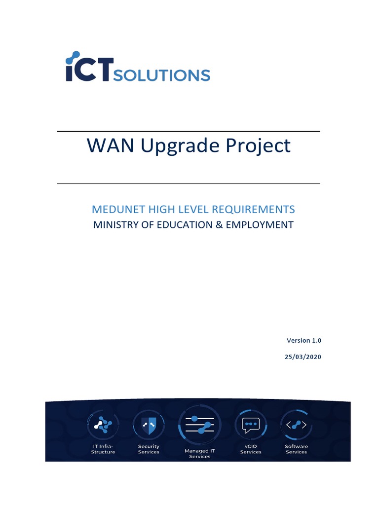 Education Network Upgrade Plan | PDF | Computer Network | Virtual ...