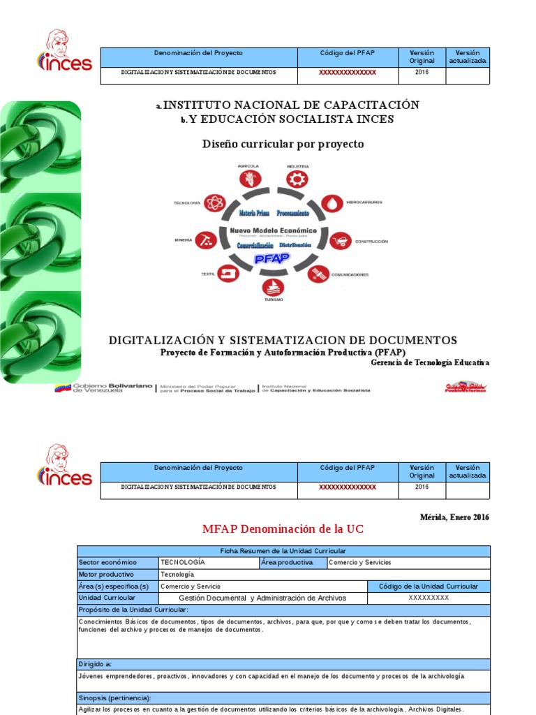 Digitalizacion y Sistematización de Documentos Matriz | PDF | Software ...