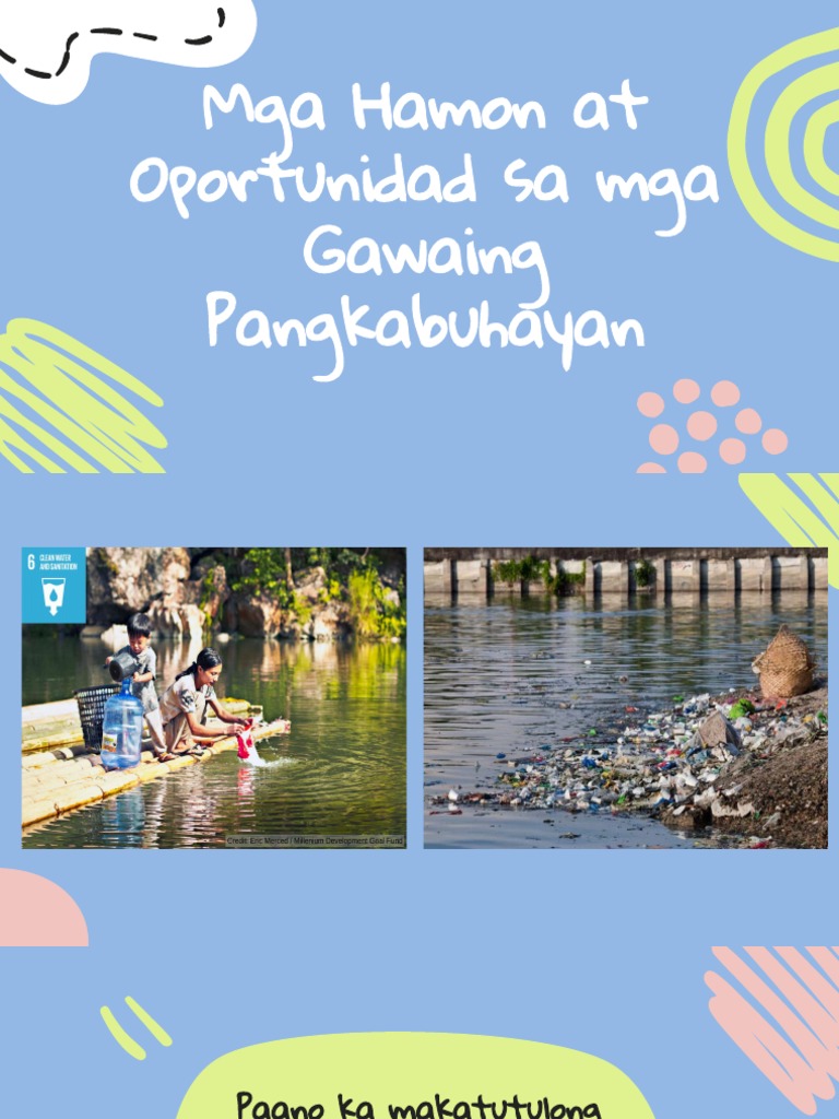 Mga Hamon at Oportunidad Sa Mga Gawaing Pangkabuhayan | PDF