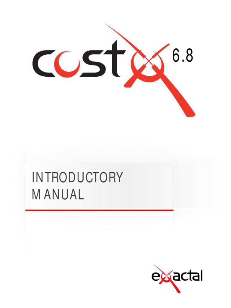 CostX Introductory Manual | PDF | Computer Aided Design | Building ...