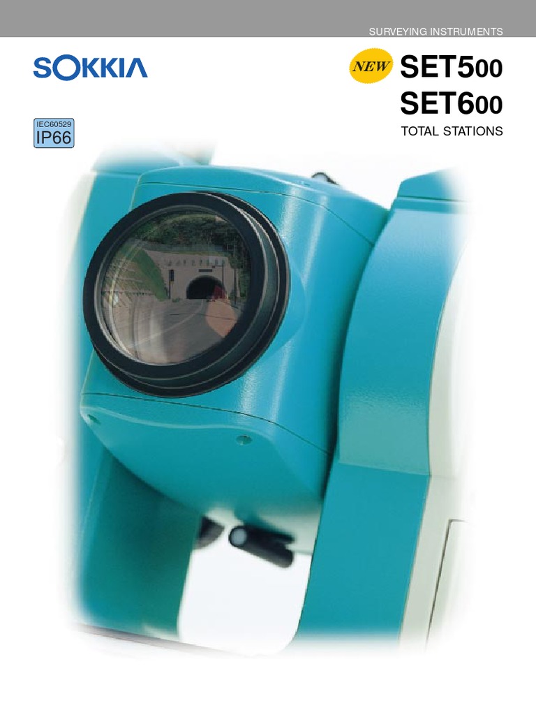 Sokkia SET500/600 Total Stations Overview | PDF | Rechargeable Battery ...