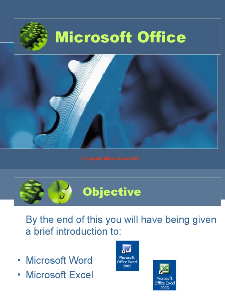 3 Using Microsoft Office | PDF | Microsoft Excel | Microsoft Word