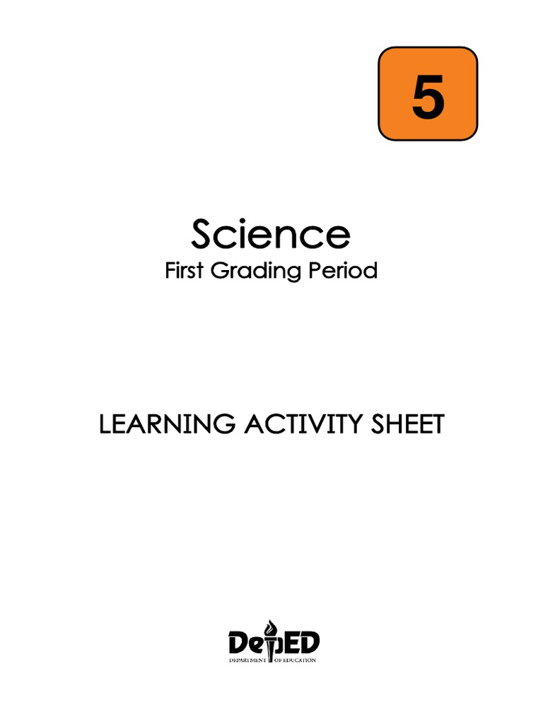 Grade 5 Science LAS | PDF | Ductility | Chemical Substances