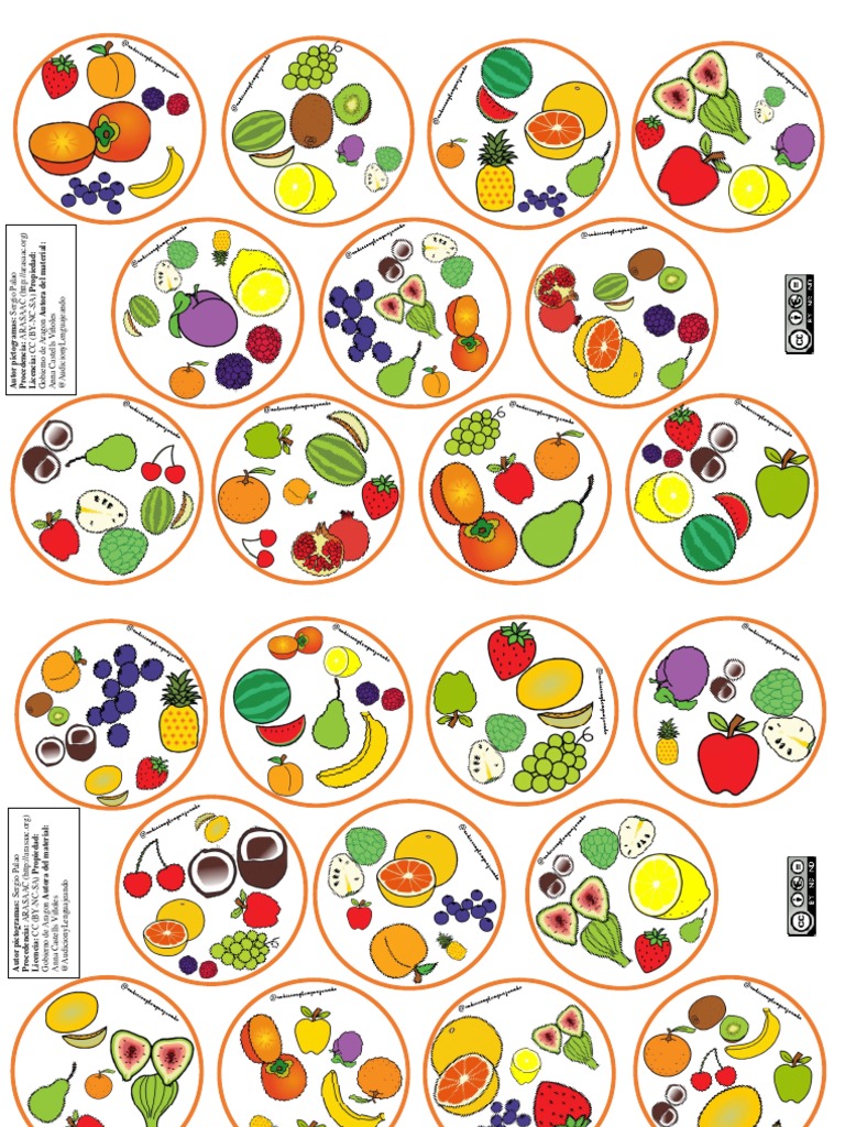 Dobble Frutas | PDF