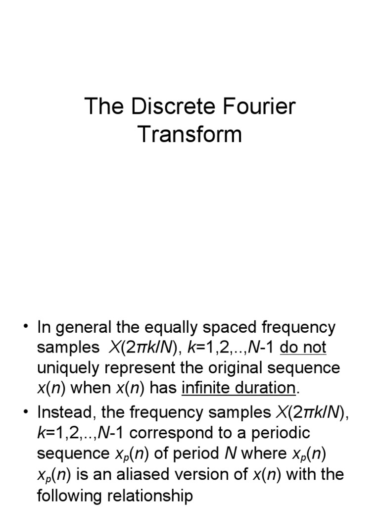 DFT Illustration | PDF