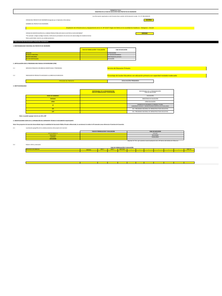Formato 8a | PDF | Valor presente neto | Economias