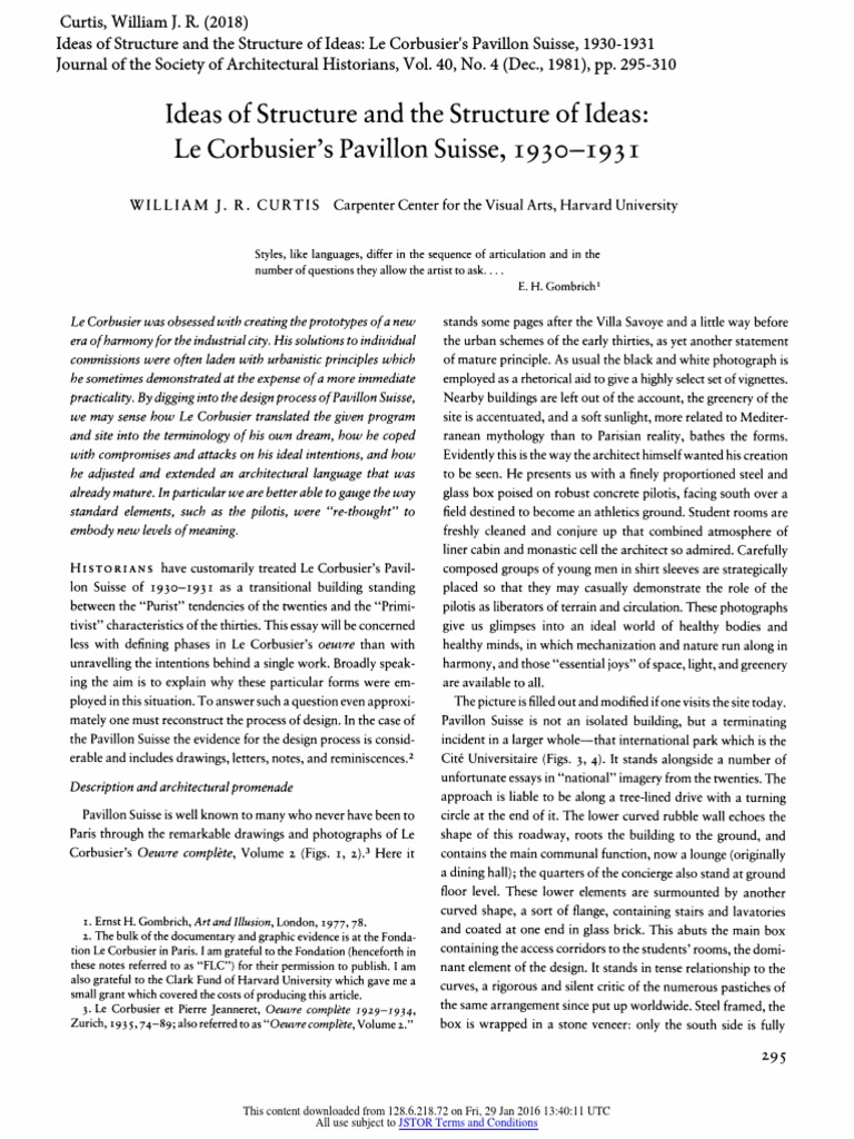 Curtis, W Ideas of Structure and The Structure of Ideas | PDF