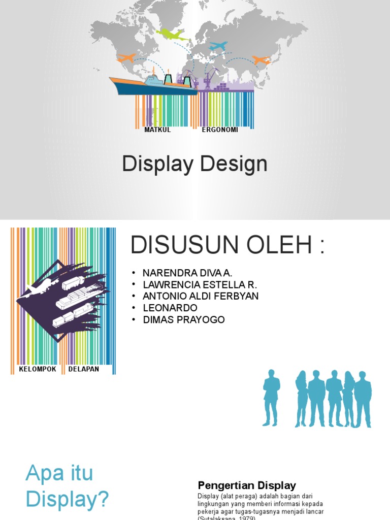 Display Design: Matkul Ergonomi | PDF