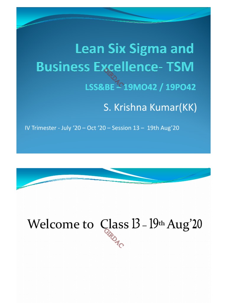 BIQ and Lean Principles | PDF | Lean Manufacturing | Six Sigma