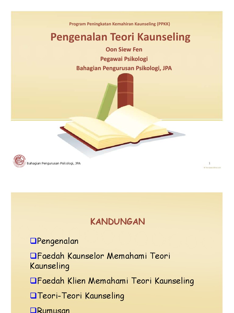 Teori-Teori Kaunseling | PDF