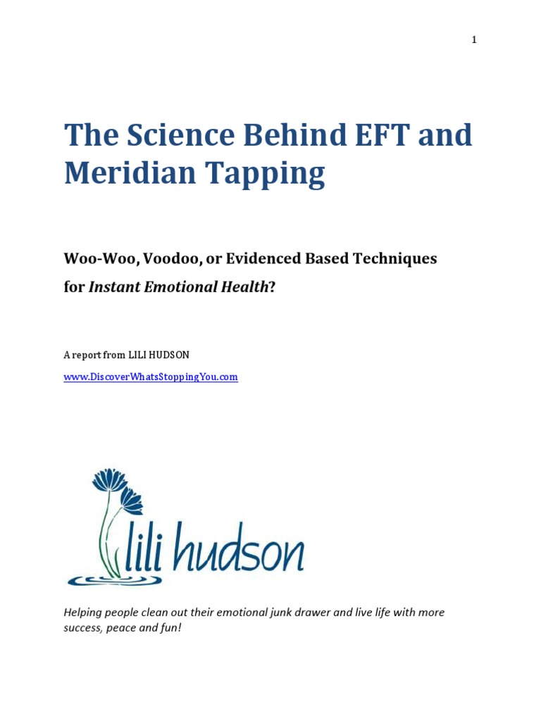 Science Behind EFT and Meridian Tapping | PDF | Aspirin | Hypnosis