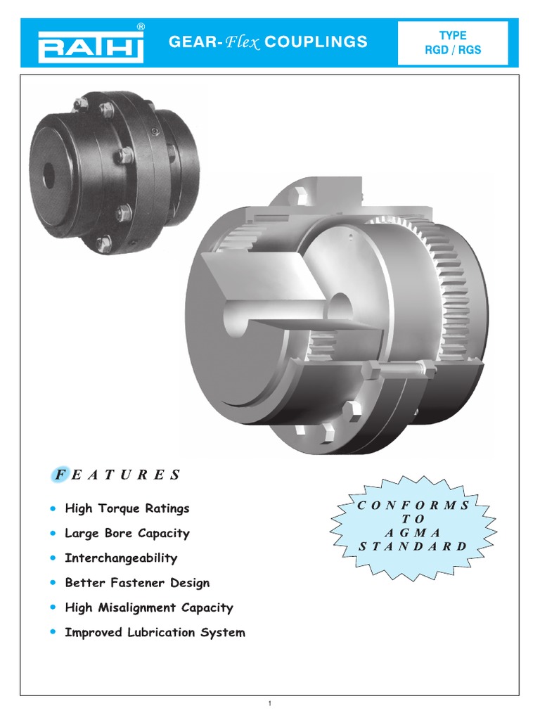 Rathi - Geared Coupling | PDF