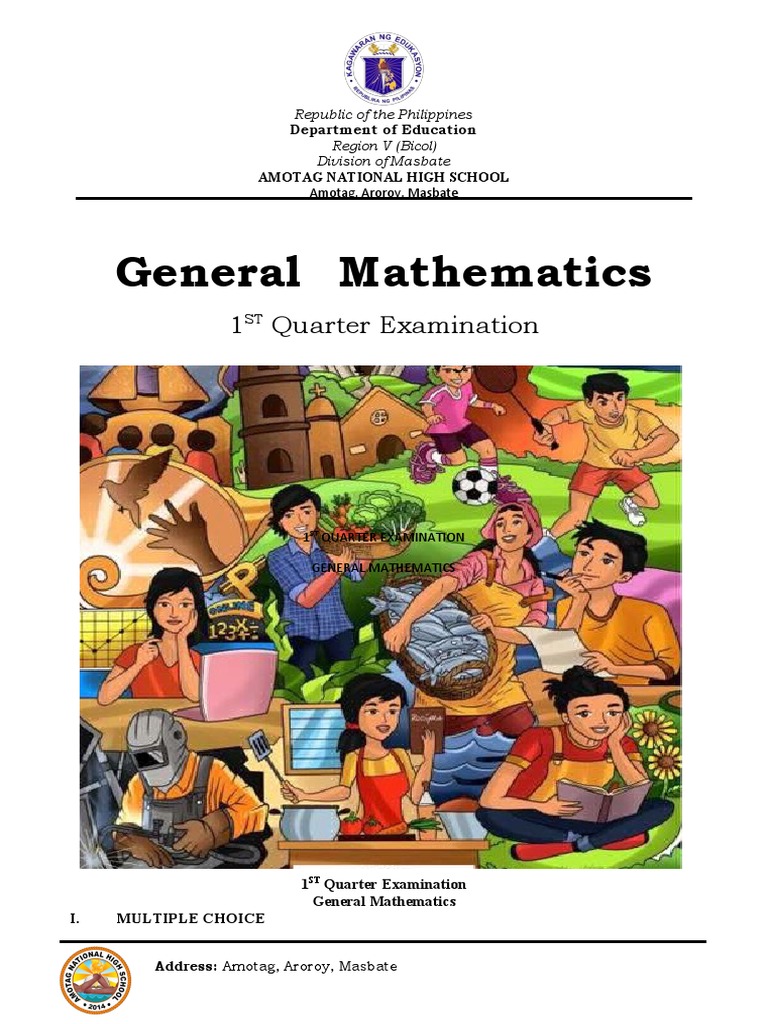 General Mathematics | PDF | Equations | Teaching Mathematics