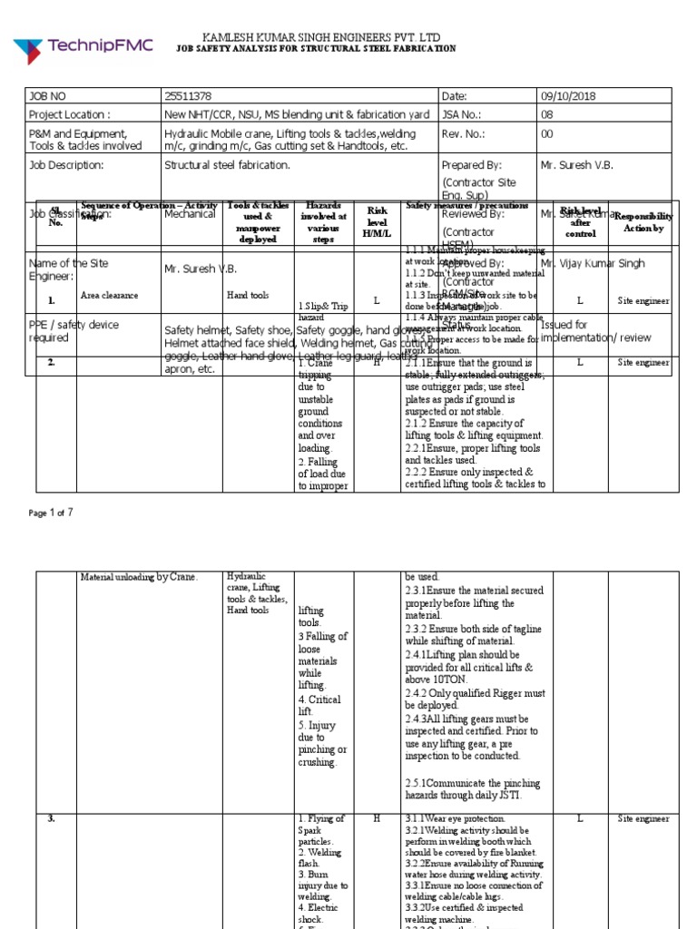 JSA Formet New Structural Steel Fabrication | Download Free PDF ...