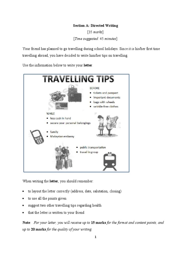 English Form 5 Paper 1 | PDF