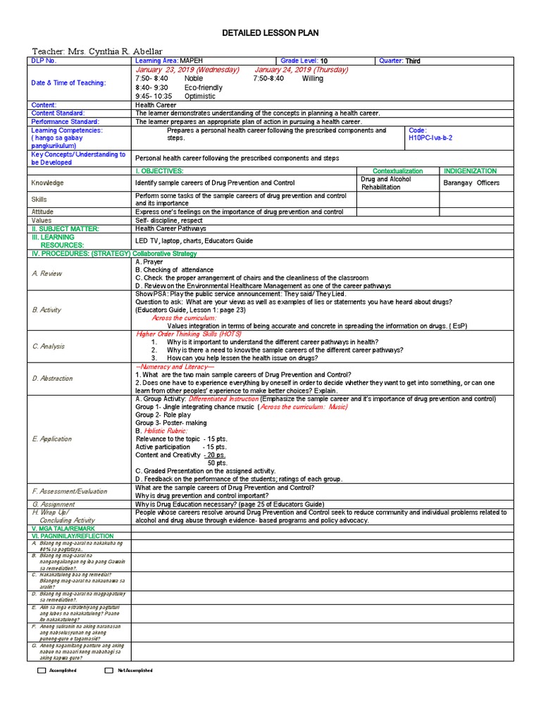 Ndep DLP | PDF | Differentiated Instruction | Curriculum