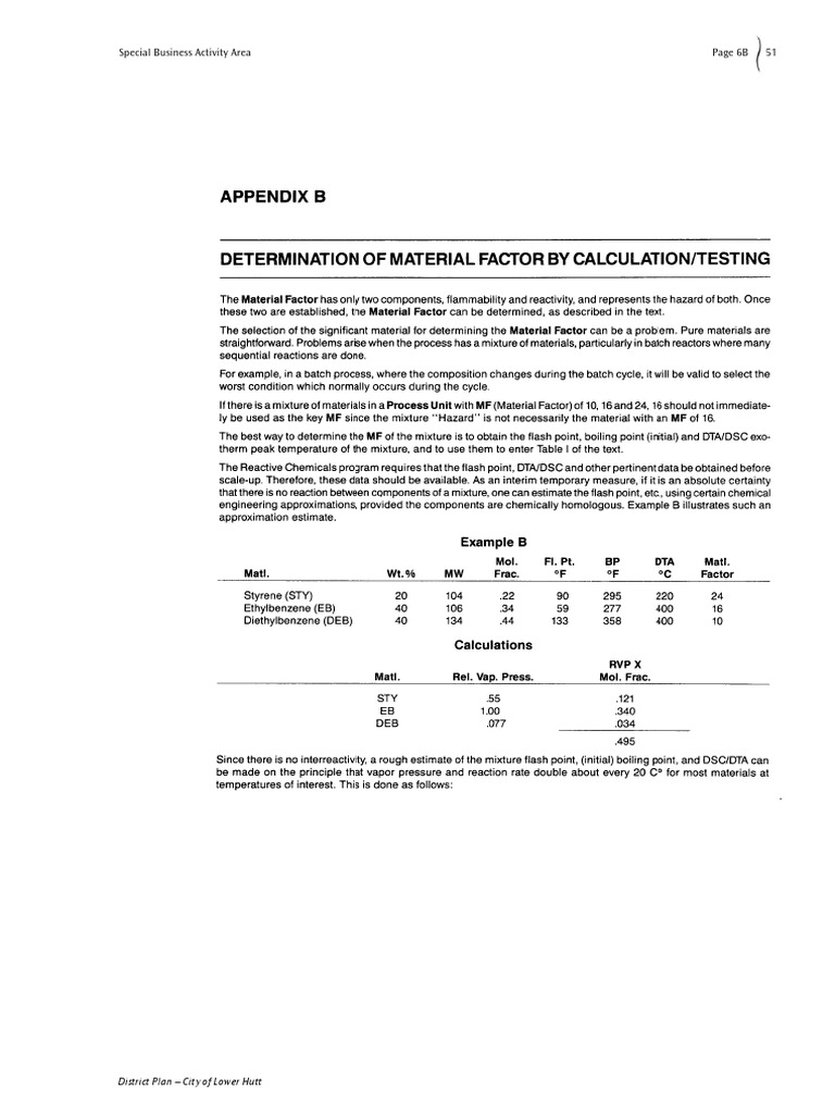 Fire Explosion and Toxicity Index (FETI) Various Indices | PDF ...