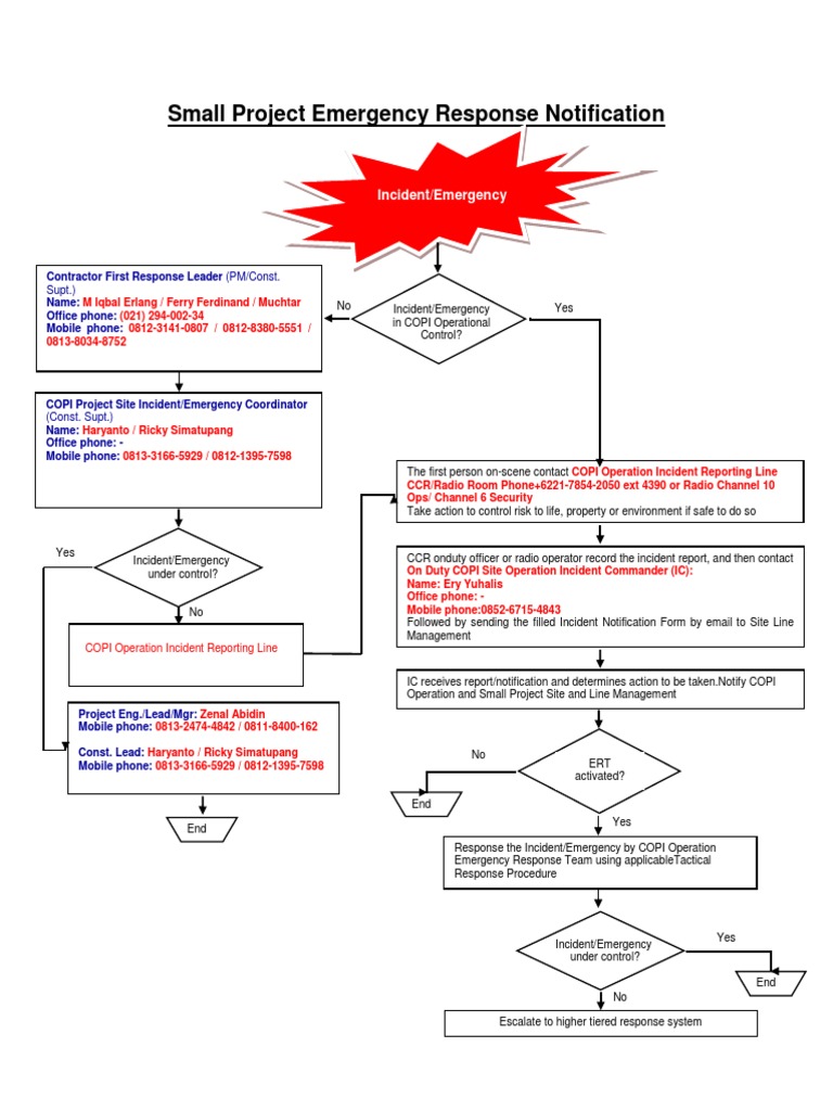 Appendix 2 - Small Project ER Notification - Rev.1 | PDF | Risk ...