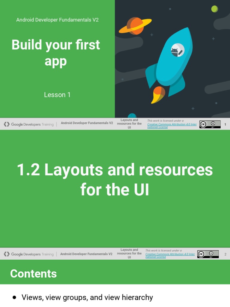 01.2 Layouts and Resources For The UI | PDF | User Interface | Hierarchy