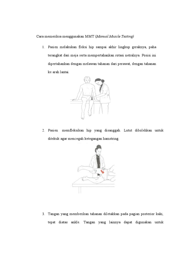 Panduan MMT untuk Pemeriksaan Otot | PDF