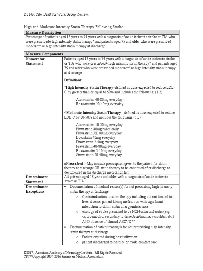 Statin Therapy | PDF | Statin | Atherosclerosis