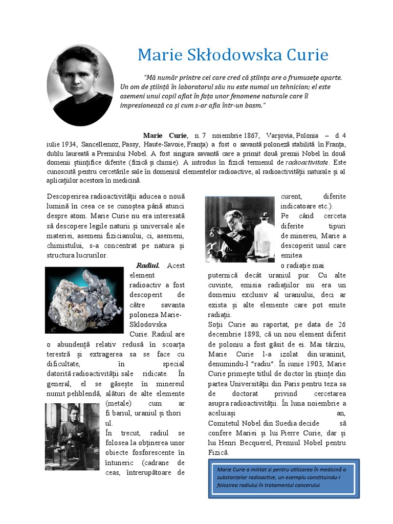 Marie Curie | PDF