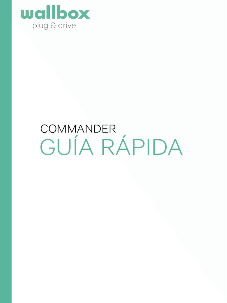 Wallbox Commander Guia Rapida | PDF | Residuos | Contraseña