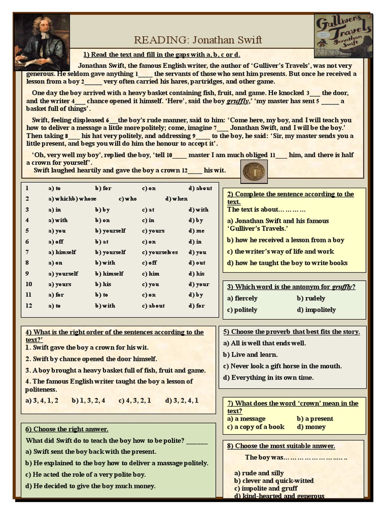 Jonathan Swift: A Lesson in Politeness | PDF | Home & Garden