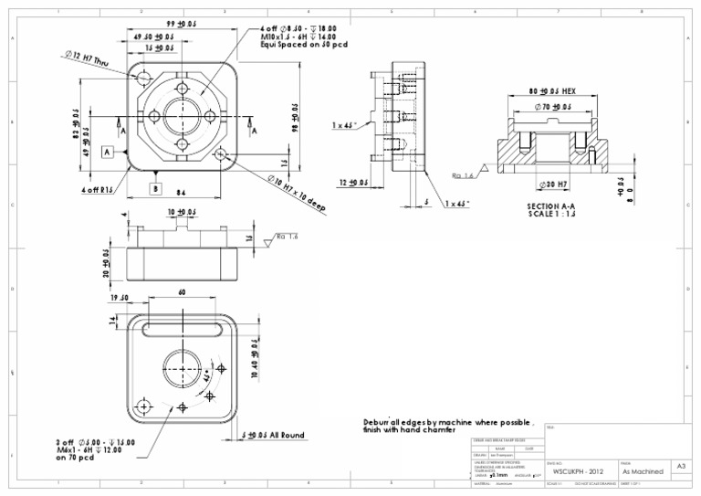 NX CAD Project | PDF | Tools | Metalworking