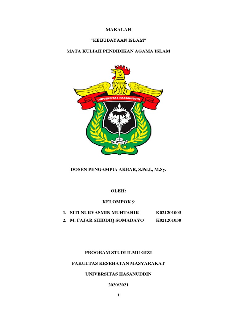 Kebudayaan Islam Pdf Agama And Spiritualitas 