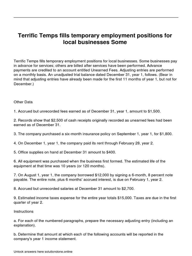 Terrific Temps Fills Temporary Employment Positions For Local ...