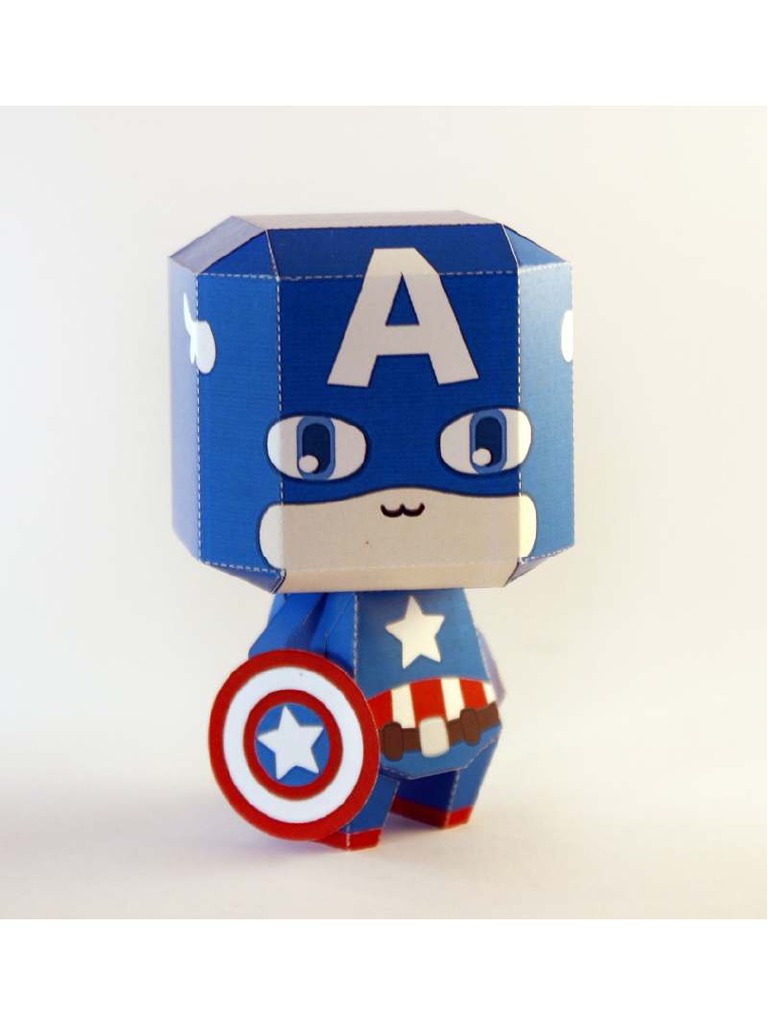 Papercrafty Captain America