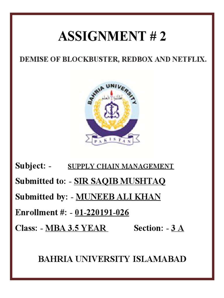 Demise of Blockbuster Case Study | PDF | Netflix | Inventory