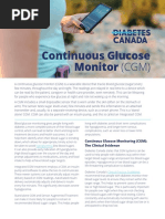 NDSS CGM and Flash GM Order Form | PDF | Endocrine Pancreas | Diabetes