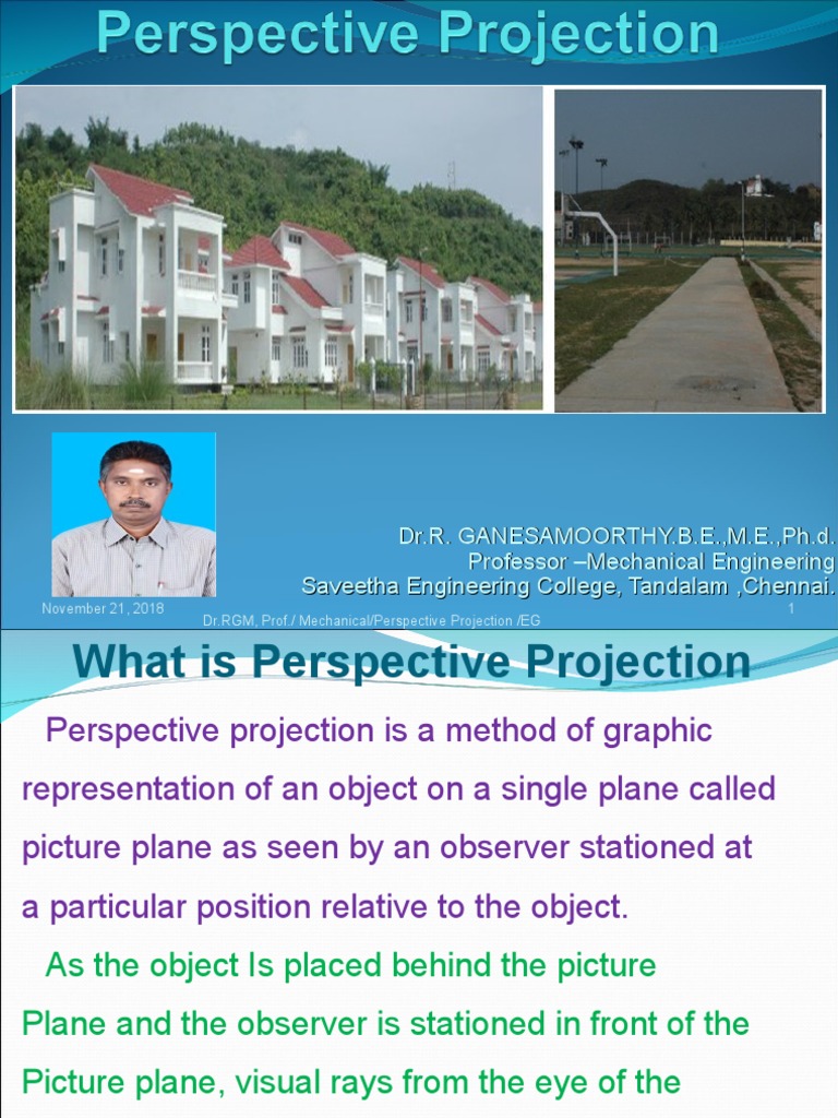 Understanding Perspective Projection in Engineering | PDF | Perspective ...
