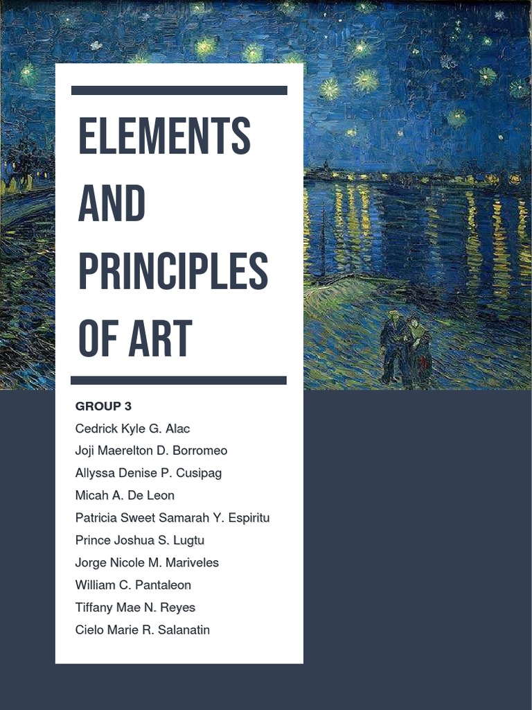 Elements and Principles of Art | PDF | Tempo | Color