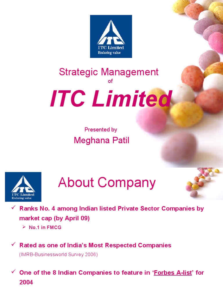 Strategic Management Overview of ITC Limited | PDF | Paperboard | Cigarette