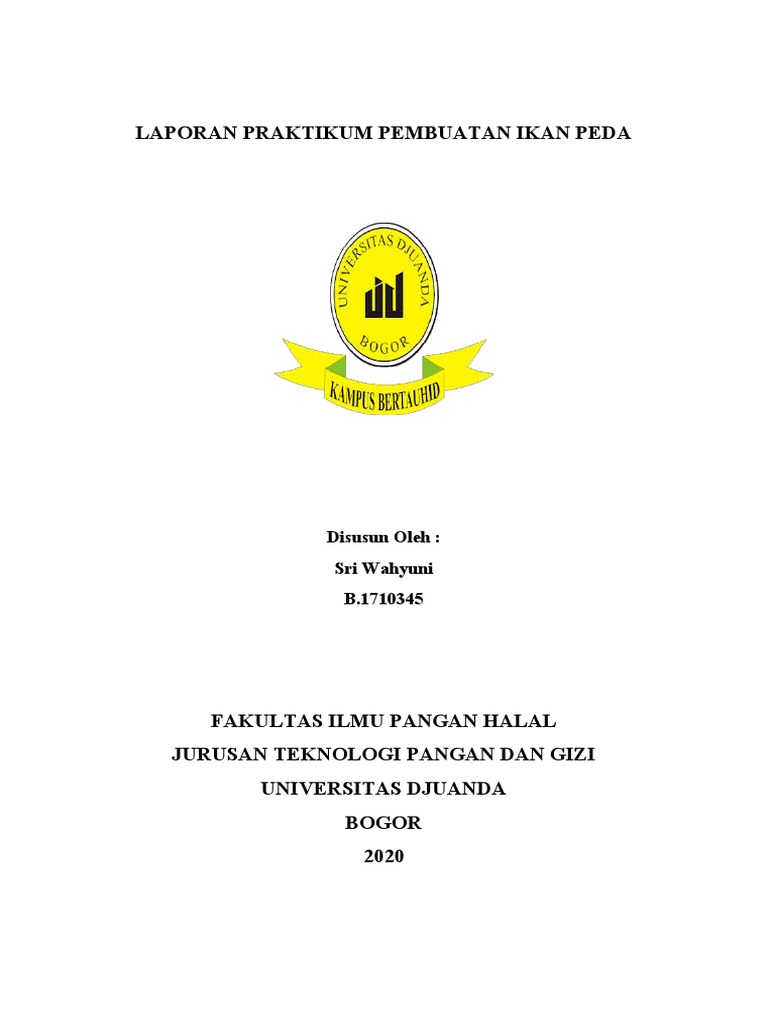 Laporan MPP Ikan Peda | PDF