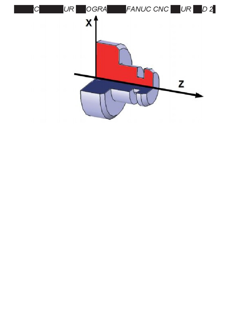 FANUC CNC PROGRAM EXERCISE FOR TURNING OPERATIONS | PDF