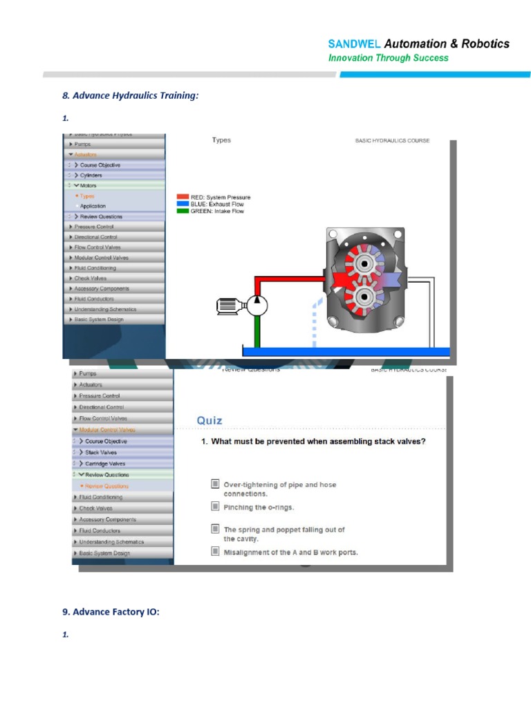 Advance Hydraulics Training | PDF
