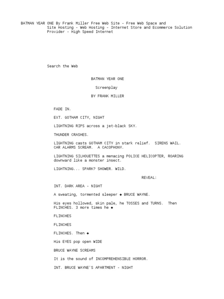 Batman Year One by Frank Miller | PDF | Gunfighter | Batman