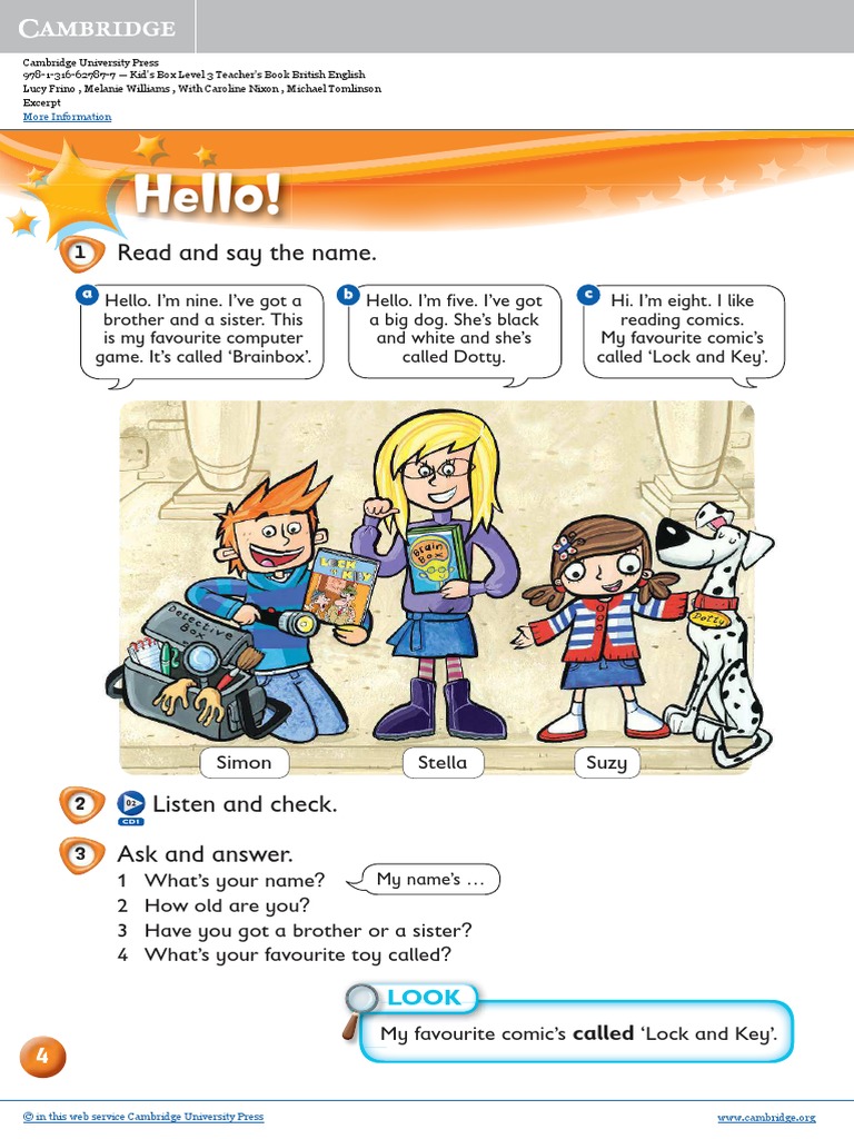 Libro de Ingles 3 Primaria | PDF | Question | Books
