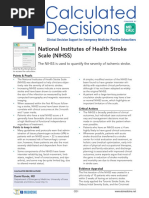 NIHSS Scoring: Coma Difficult or Confused Tips | PDF | Diseases And ...