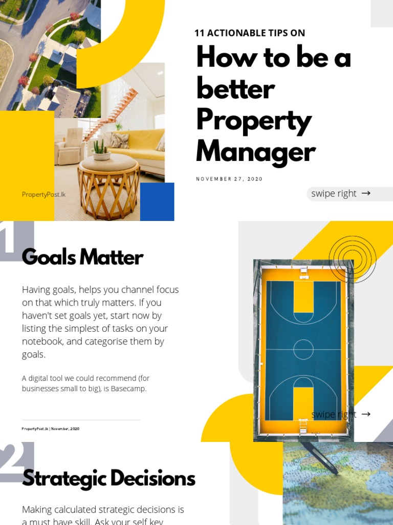 11 Tips On How To Be A Better Property Manager | PDF | Landlord ...