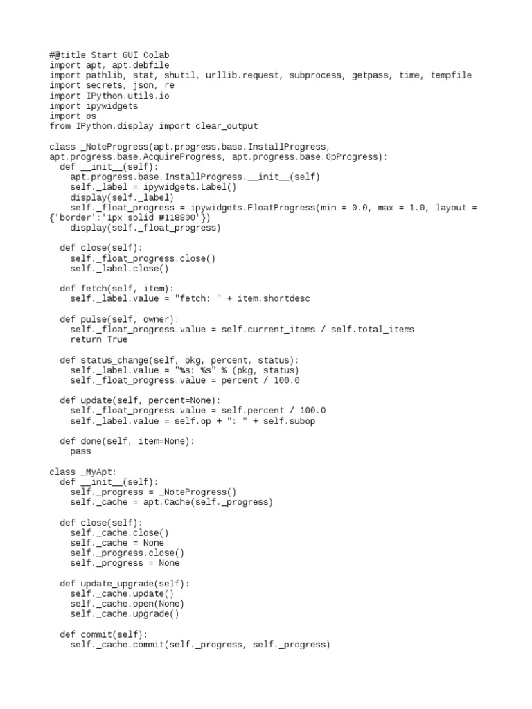 RDP Google Colab Gpu Vncremote | PDF | Operating System Families ...