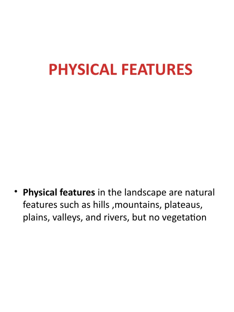 Physical Features | PDF
