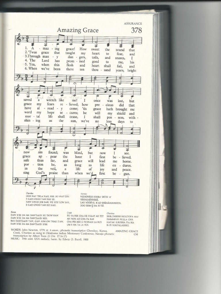Amazing Grace Hymn | PDF