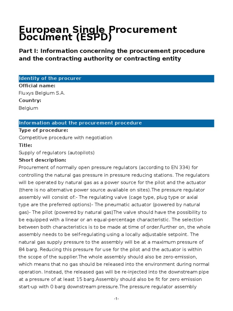 ESPD Request en | PDF | Bankruptcy | Money Laundering