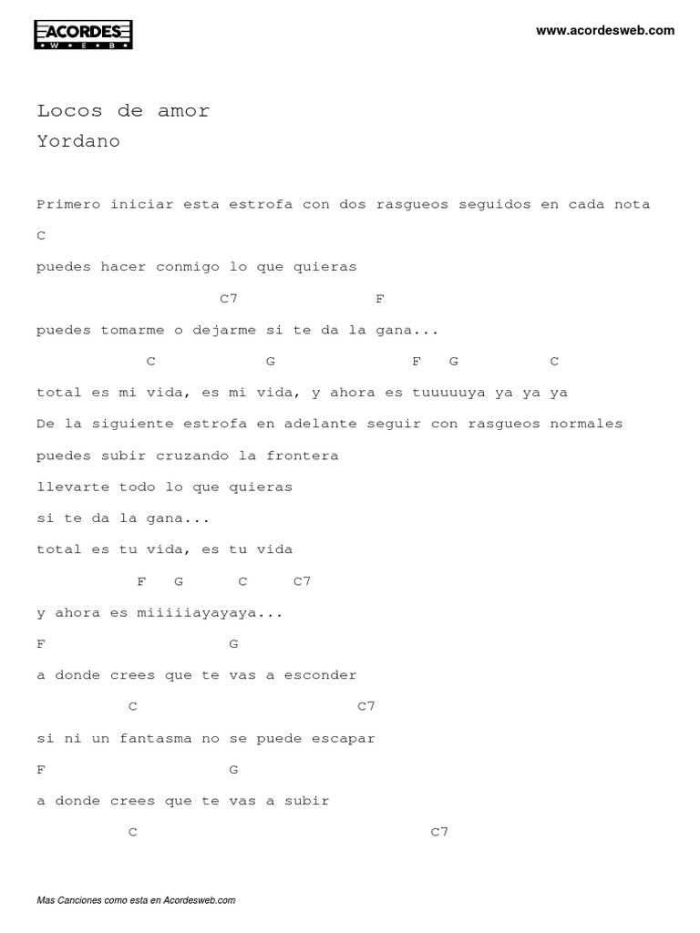 Acordes De Canciones De Amor De Guitarra Catálogo Solo Notas